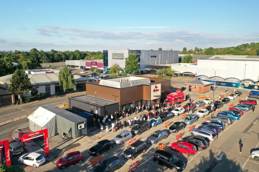 Tim Hortons attracts huge queues | Retail Destination