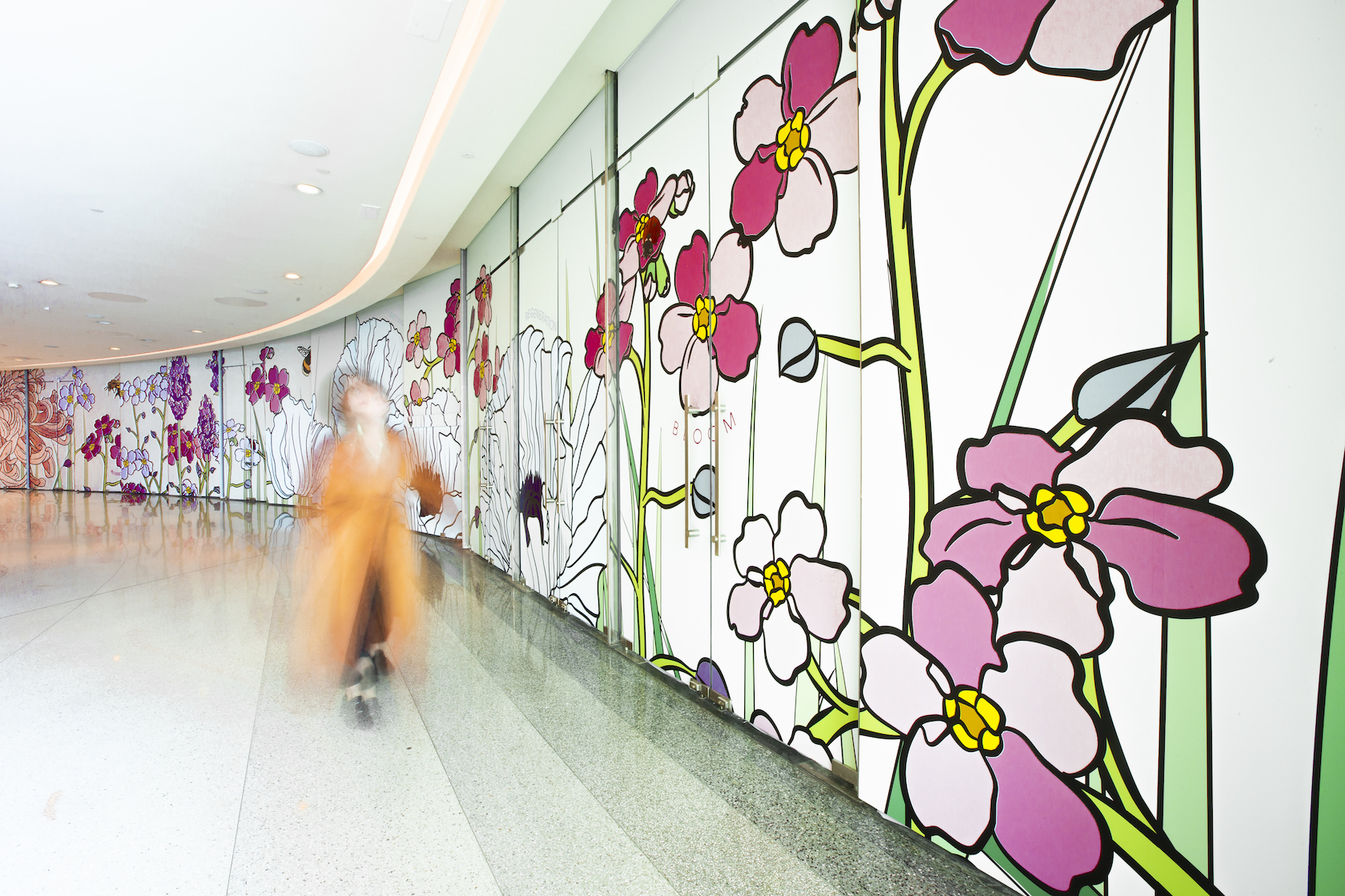 Graphic Rewilding in The Village at Westfield London | Retail Destination